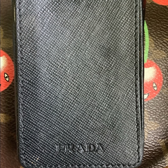 Prada | Accessories | Prada Vintage Saffiano Leather Case Lg Ke85 Phone ...